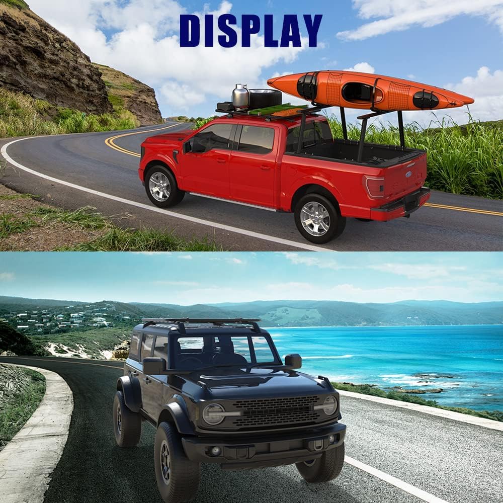 Snapklik.com : Mountainpeak 600LB Capacity 63" X 51" Aluminum Car ...