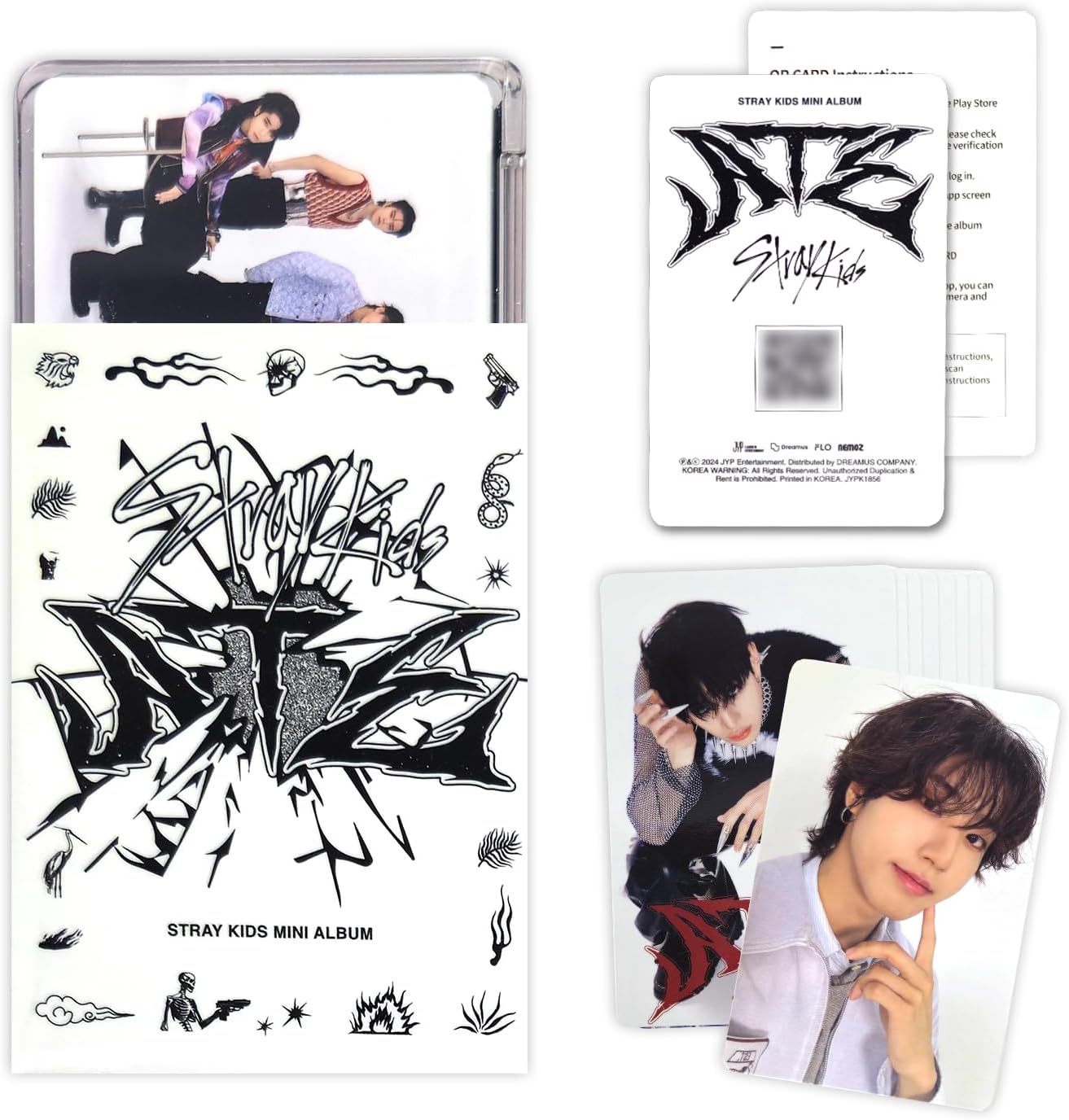Stray Kids - [ATE] (Platform Album_Nemo B Ver.) Postcard SET + Random ...