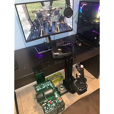 Buy Meza Mount-Set of 2 Heavy Duty Hotas Desk Mounts Compatible with ...