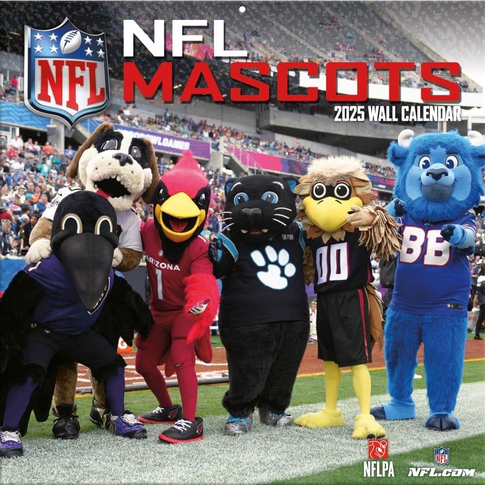 Amazon.com: Turner Licensing, NFL Mascots 2025 Wall Calendar : Office ...