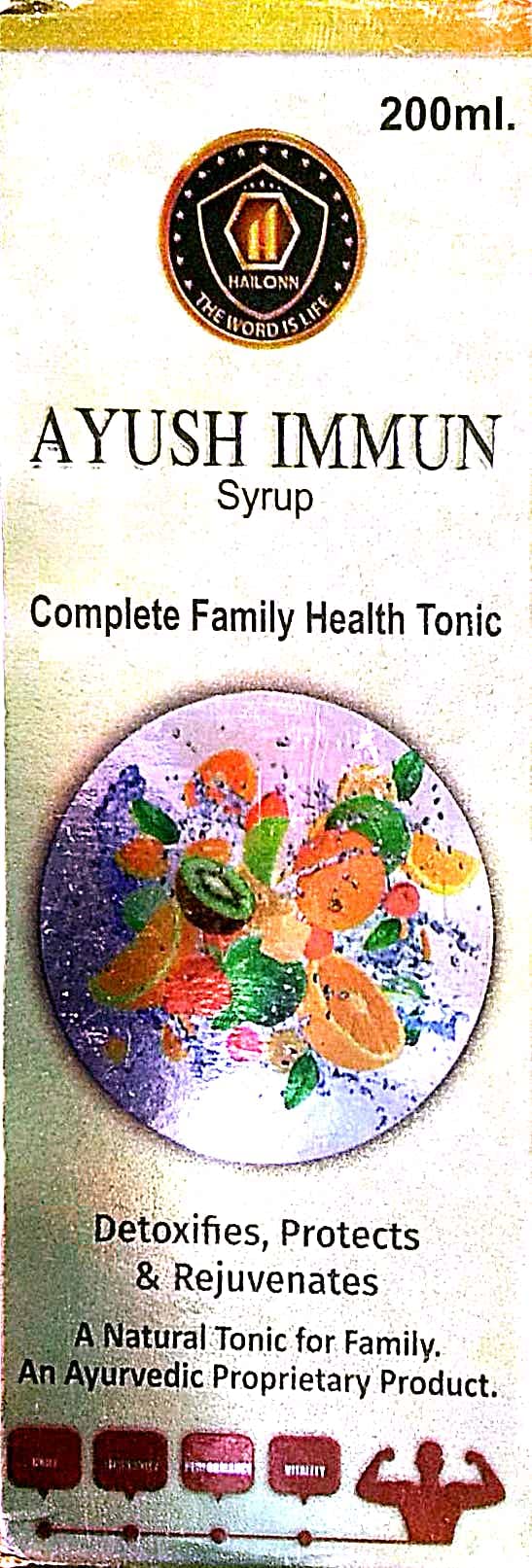 Buy HAILONN AYUSH IMMUN SYRUP 200 ml Online at Low Prices in India ...
