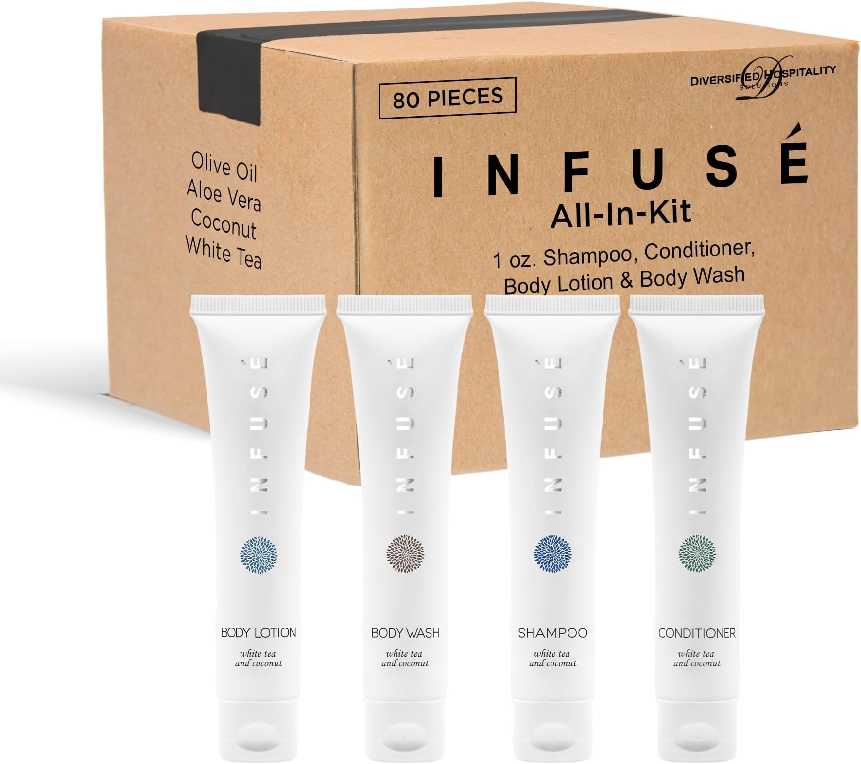 Amazon.com : Infuse Pure White Tea and Coconut Hotel Soaps and ...