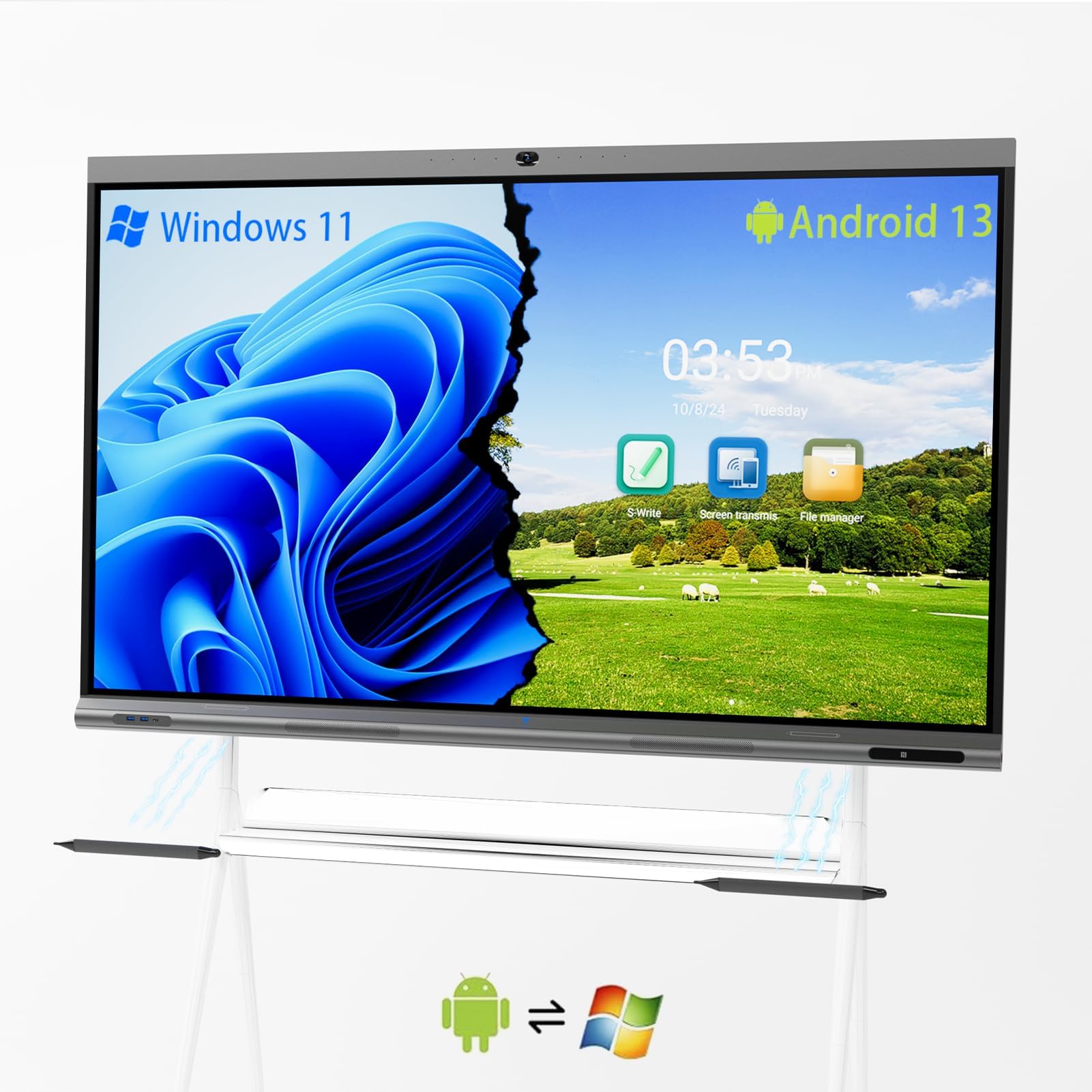 Amazon.com : SyncPanel 65" Interactive Smart Board, Electronic ...