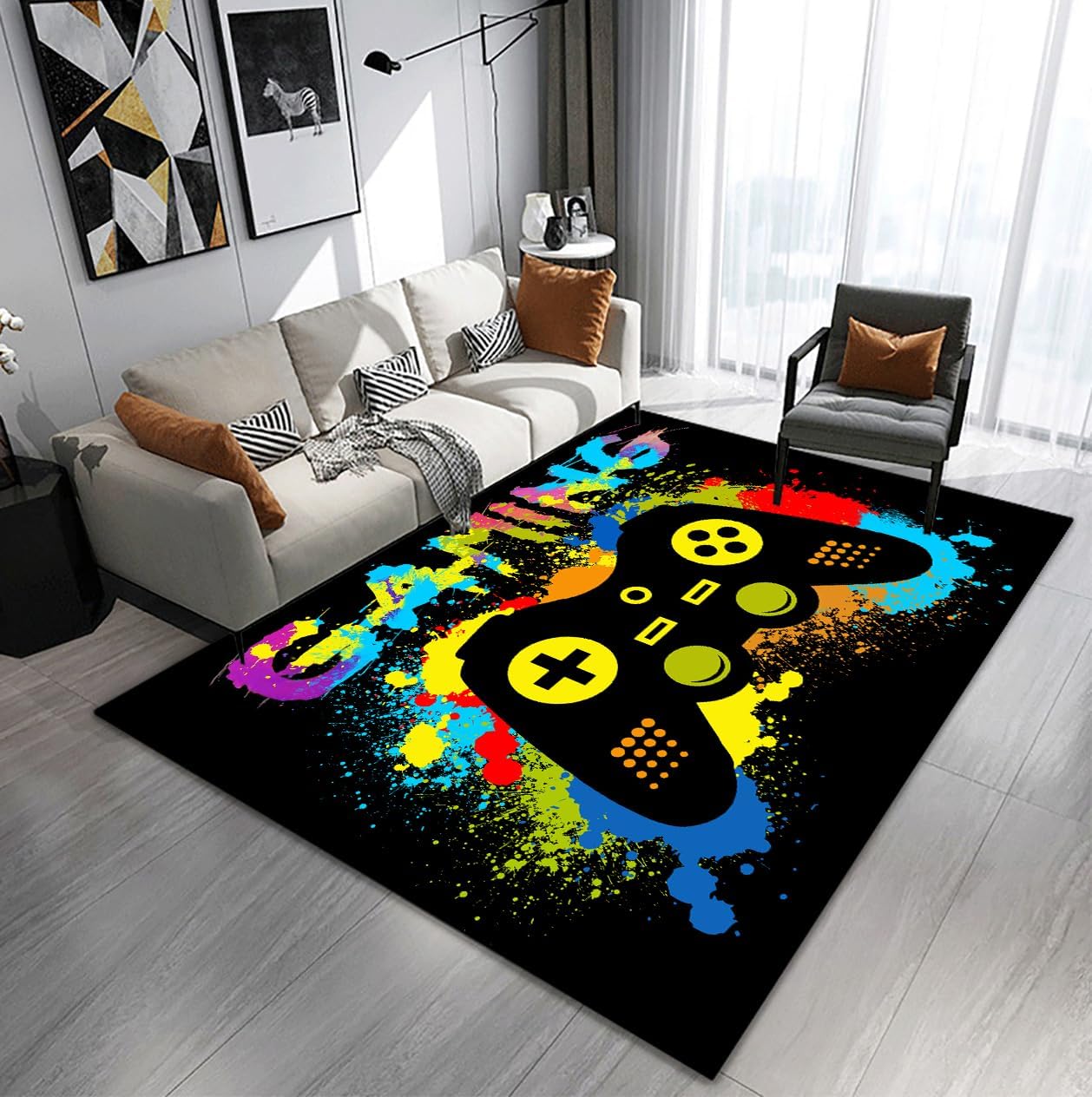 Amazon.com: Gamer Gaming Area Rugs Boys Rugs Gaming Carpets Gamer Rug ...