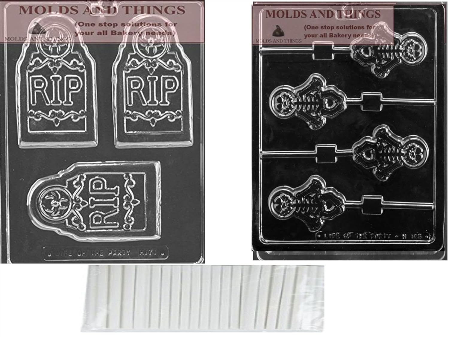 Amazon.com: Tombstone Gravestone RIP Chocolate Candy Soap Mold ...