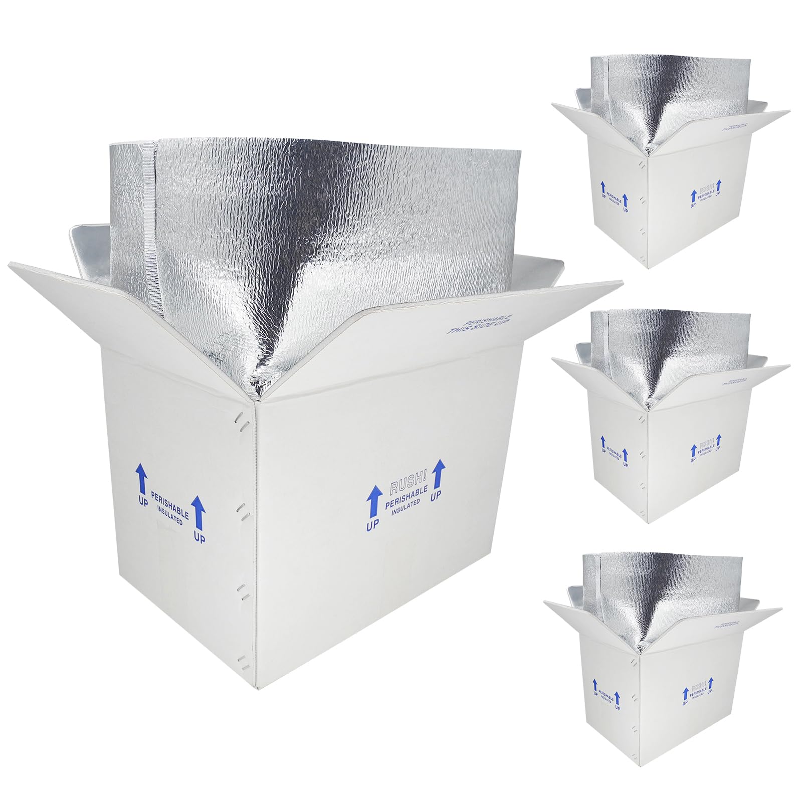 Amazon.com: ELAZEKES 15x10x11" Insulated Shipping Boxes for Frozen Food ...