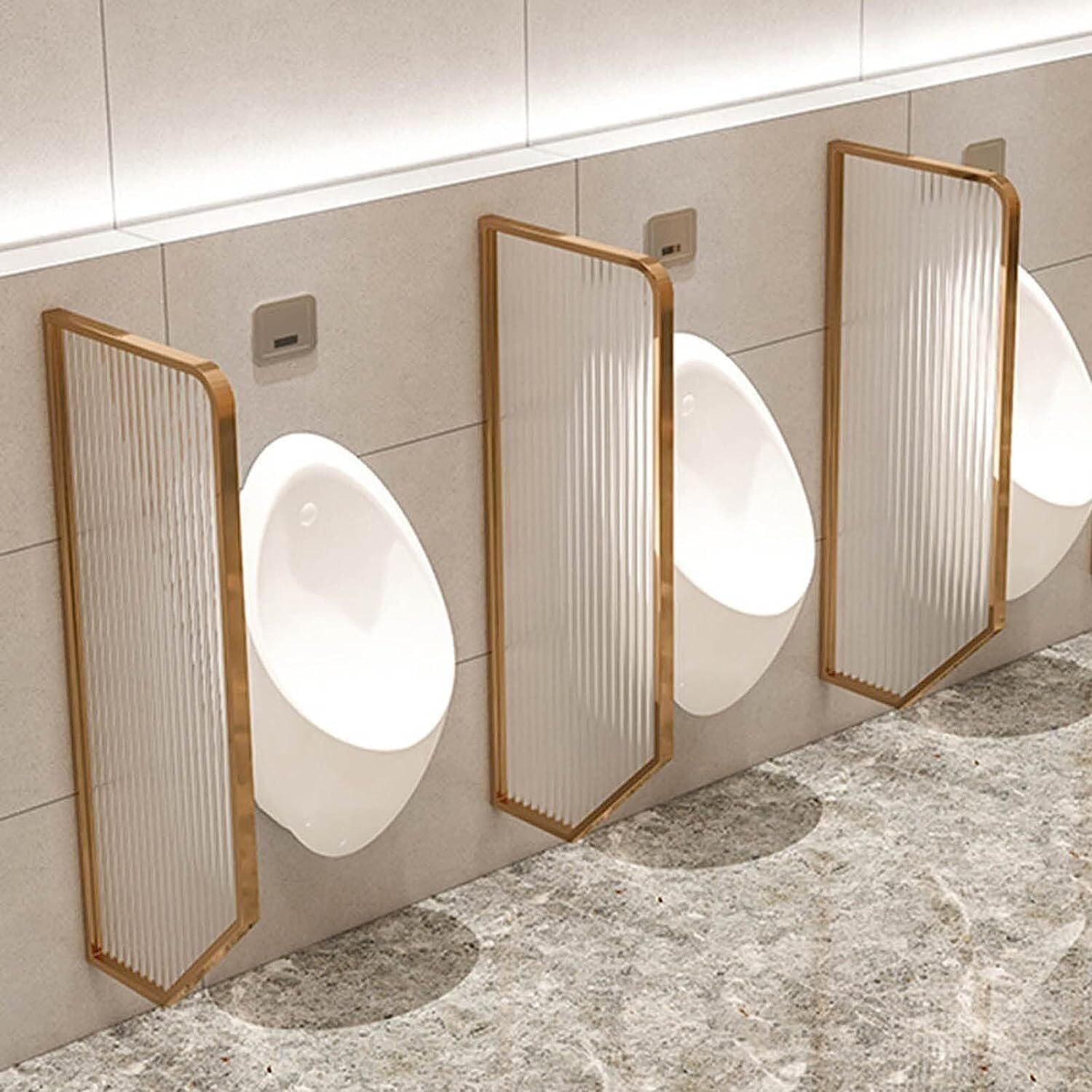 Urinal Screen Toilet Partition, Urinal Partition Wall-mounted Men ...