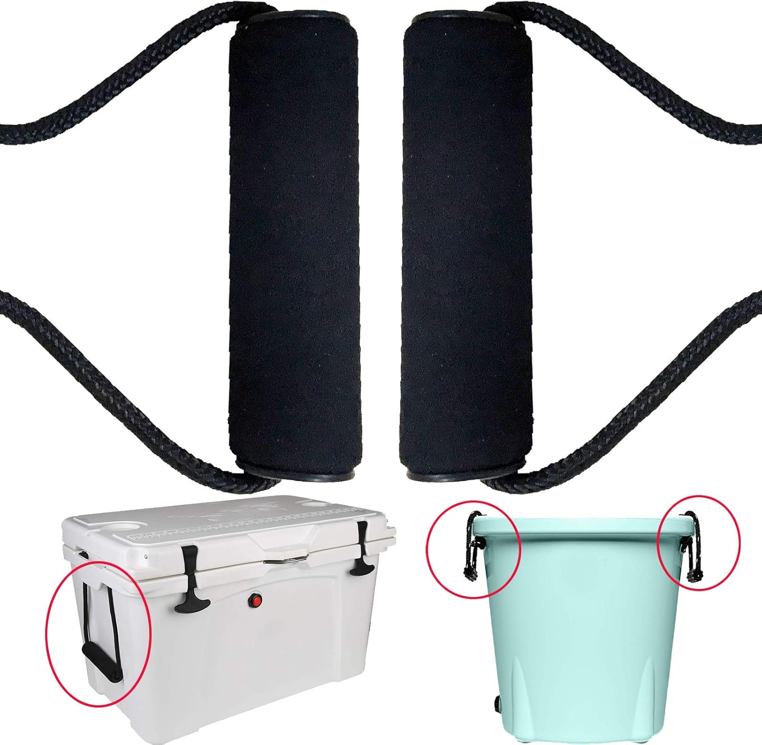 Amazon.com : AUXPhome 2 Pack Replacement Handles for Cooler, Cooler ...