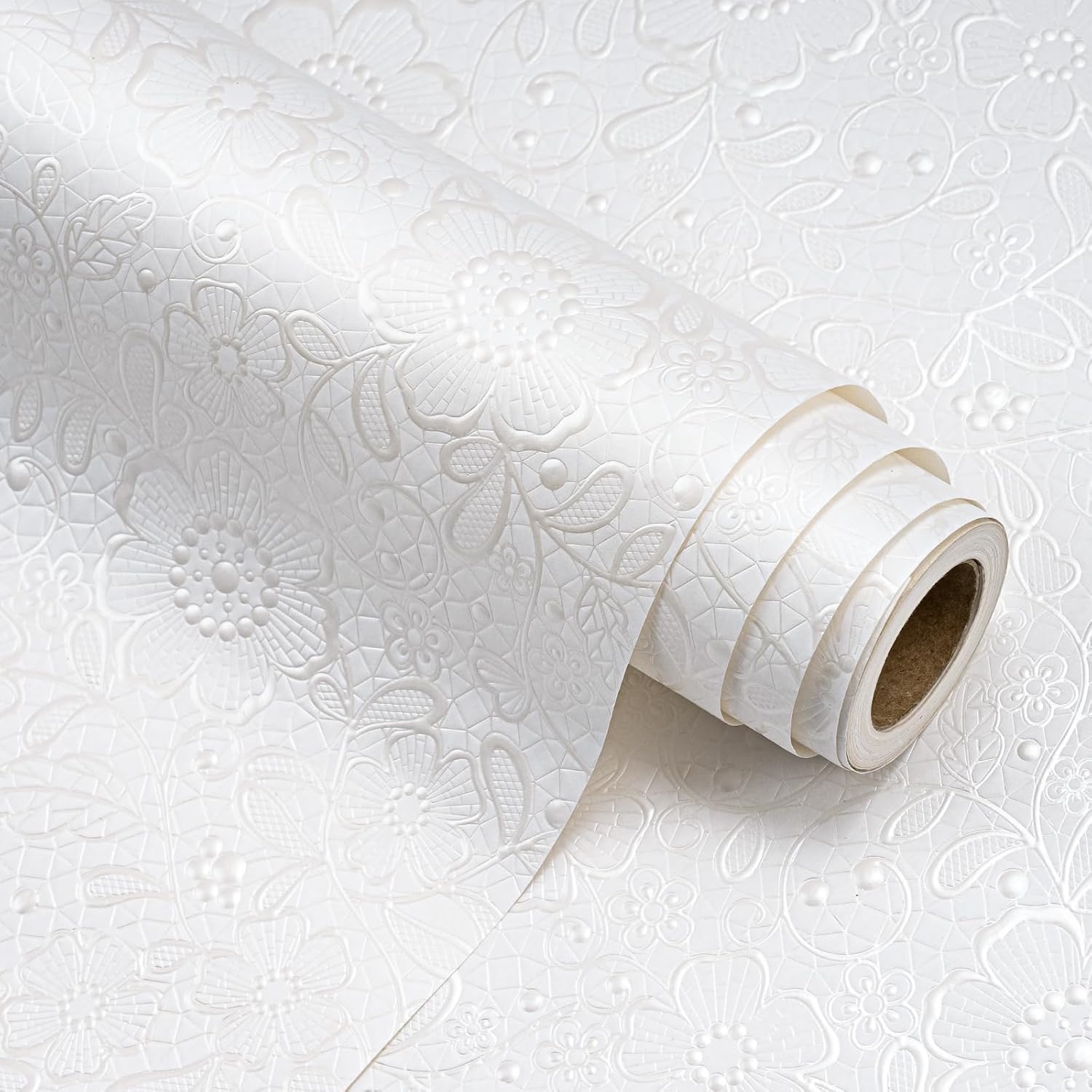 Amazon.com: WRAPAHOLIC 3D Kraft Floral Wrapping Paper - Mini Roll - 17 ...