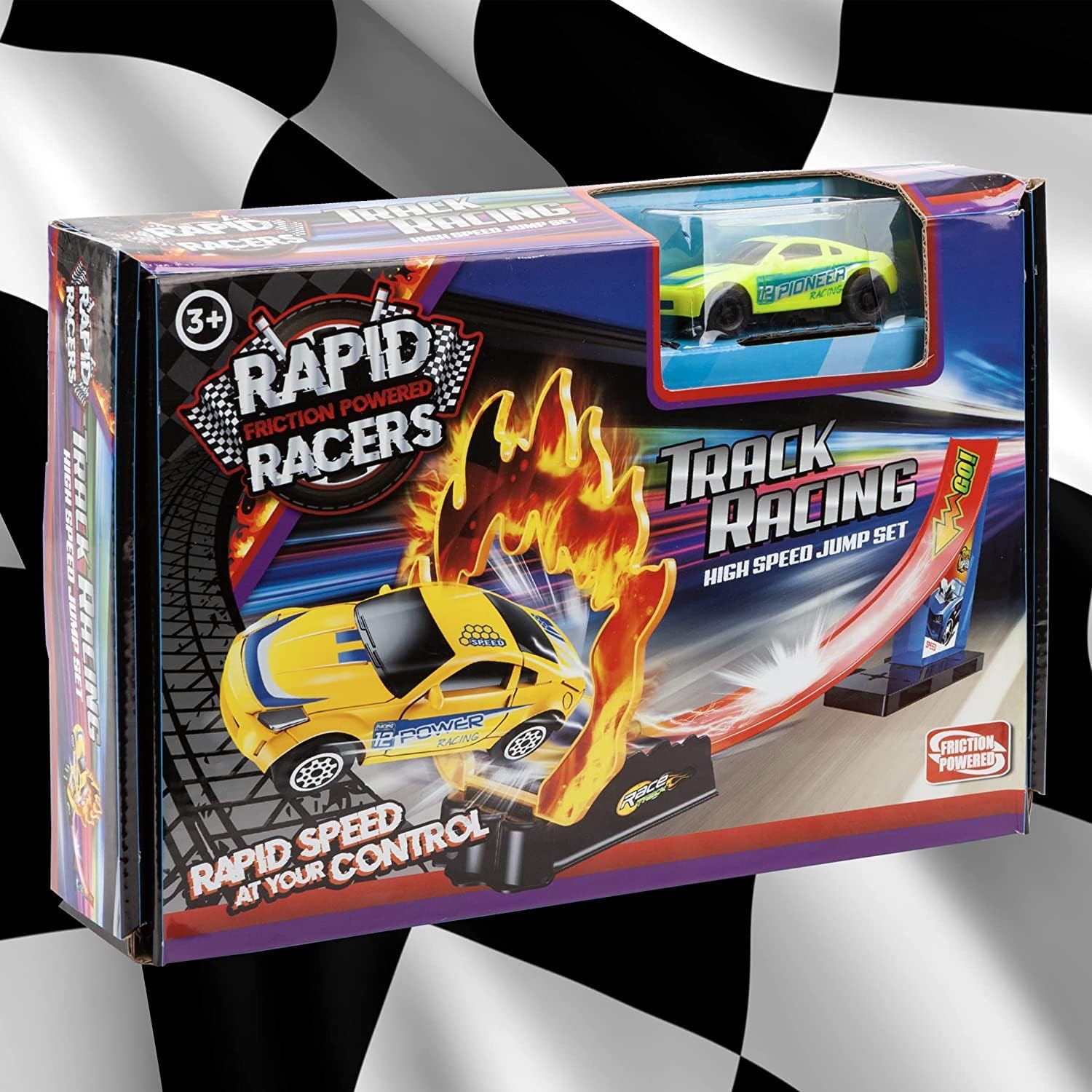 Rapid Racers – Jump Track & Toy Car Set – BigaMart