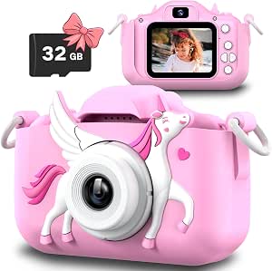 Slothcloud Unicorn Kids Selfie Camera,Unicorn Gifts for Girls Age 3-12 ...