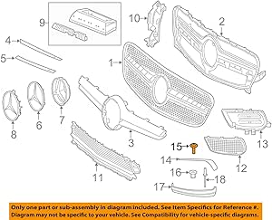 Amazon.com: MERCEDES-BENZ 1568854025 GENUINE OEM SPOILER : Automotive