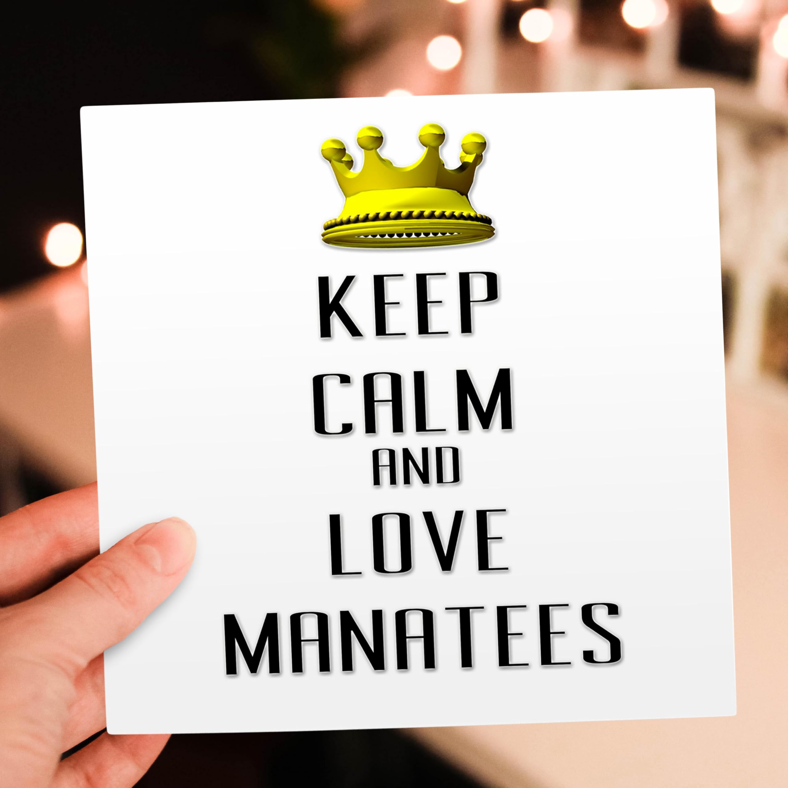 Keep Calm Crown Gold