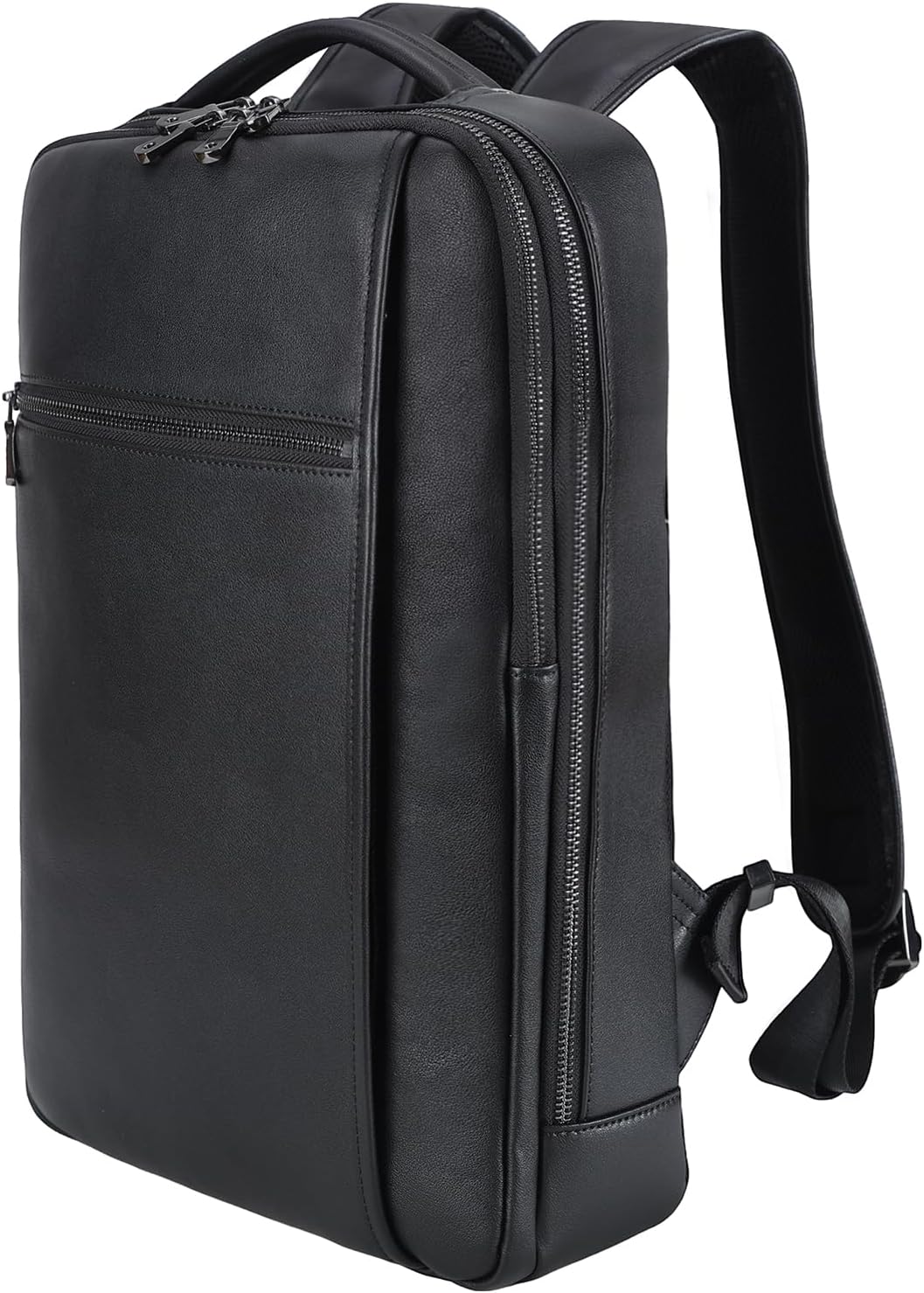 Amazon.com: Masa Kawa Slim Genuine Leather Business Backpack 15.6 ...