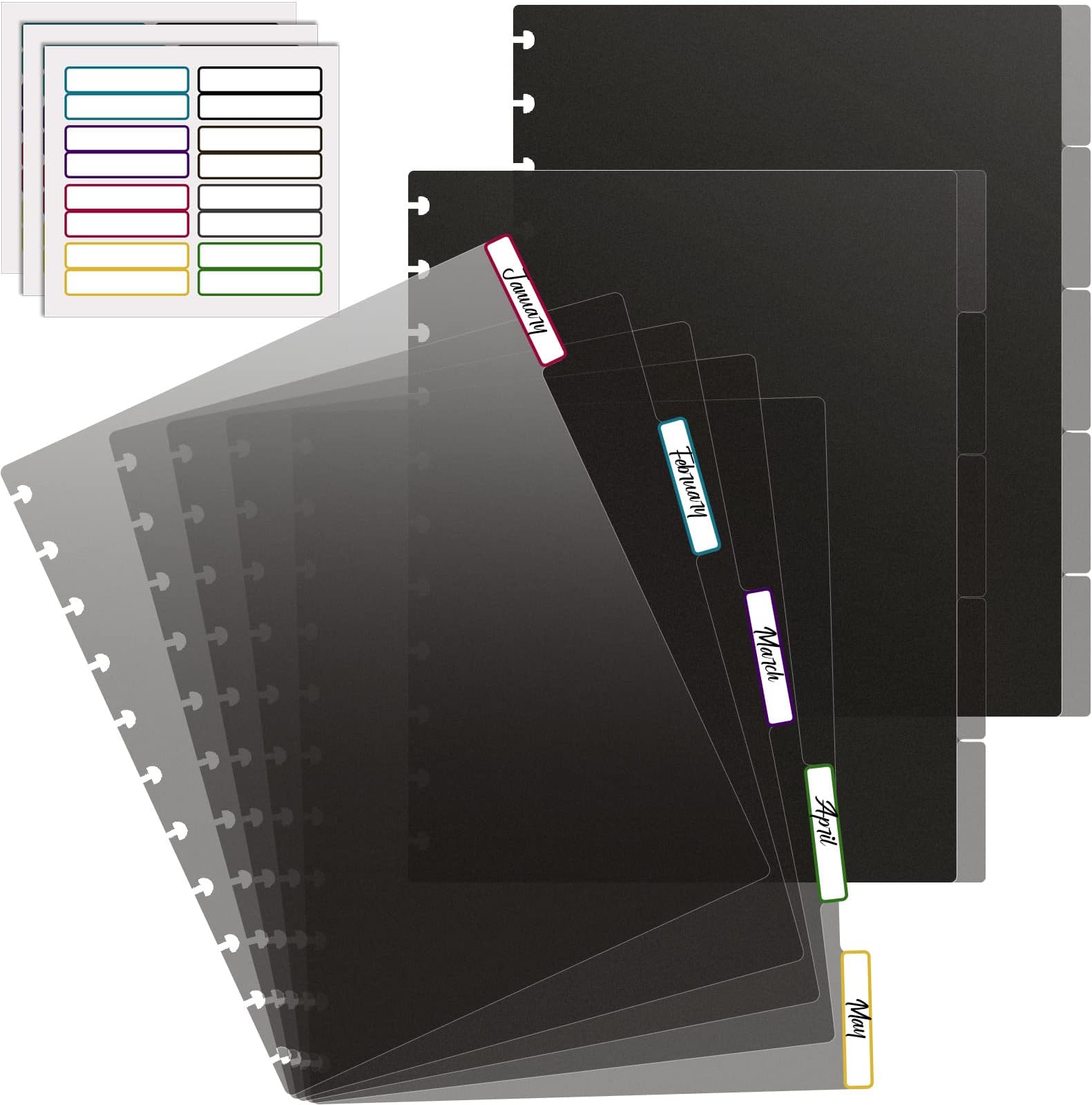 Amazon.com : TUL Custom Note-Taking System Discbound Tab Dividers, 8 1/ ...