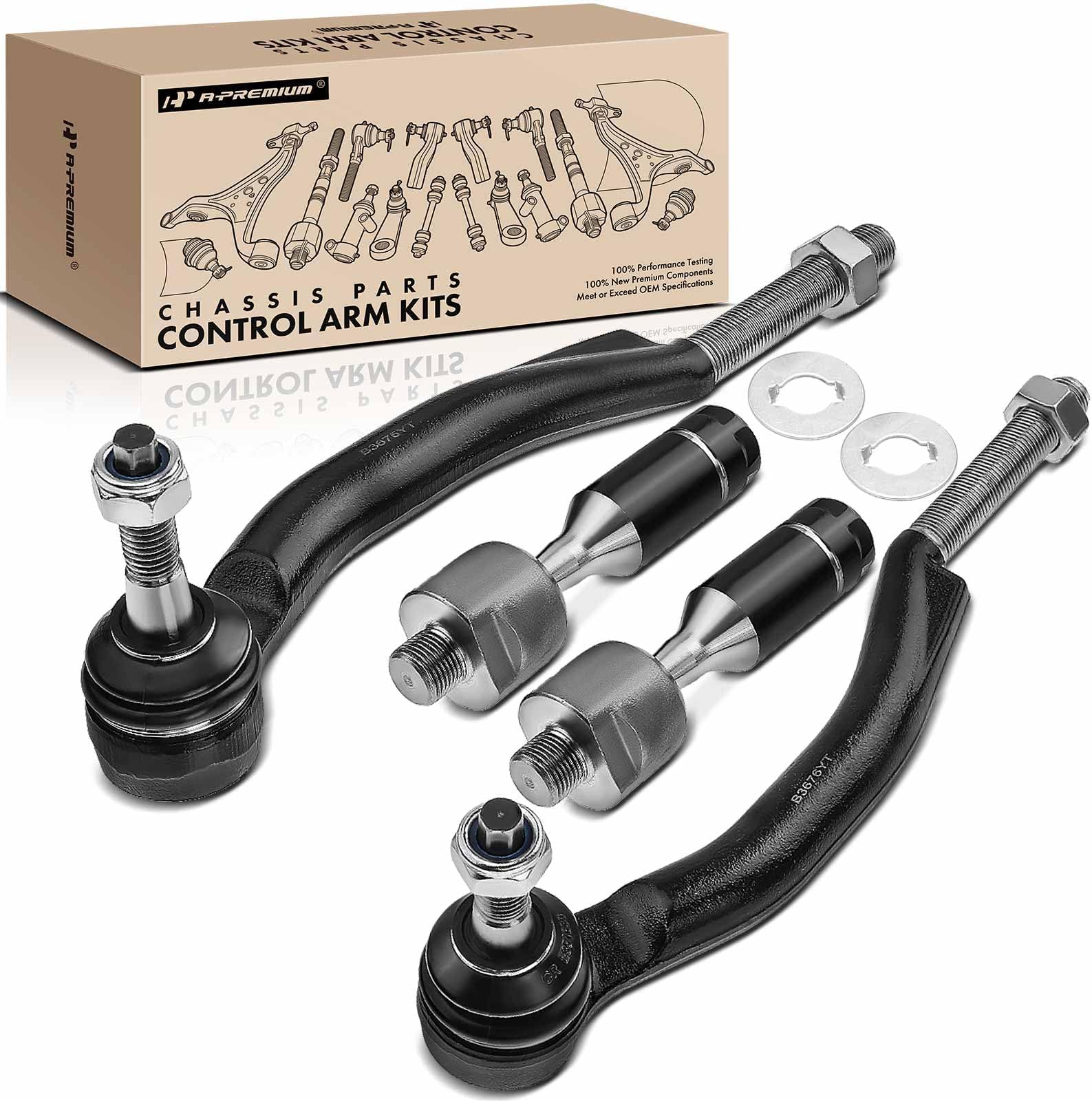 Amazon.com: ASTARPRO - Front 6pc Tie Rods Kit for Chevy Trailblazer EXT ...
