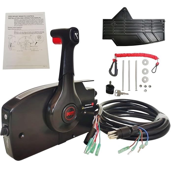 Buy Outboard Remote Control Box 881170A15 Side Mount with 8 Pin 12 ...