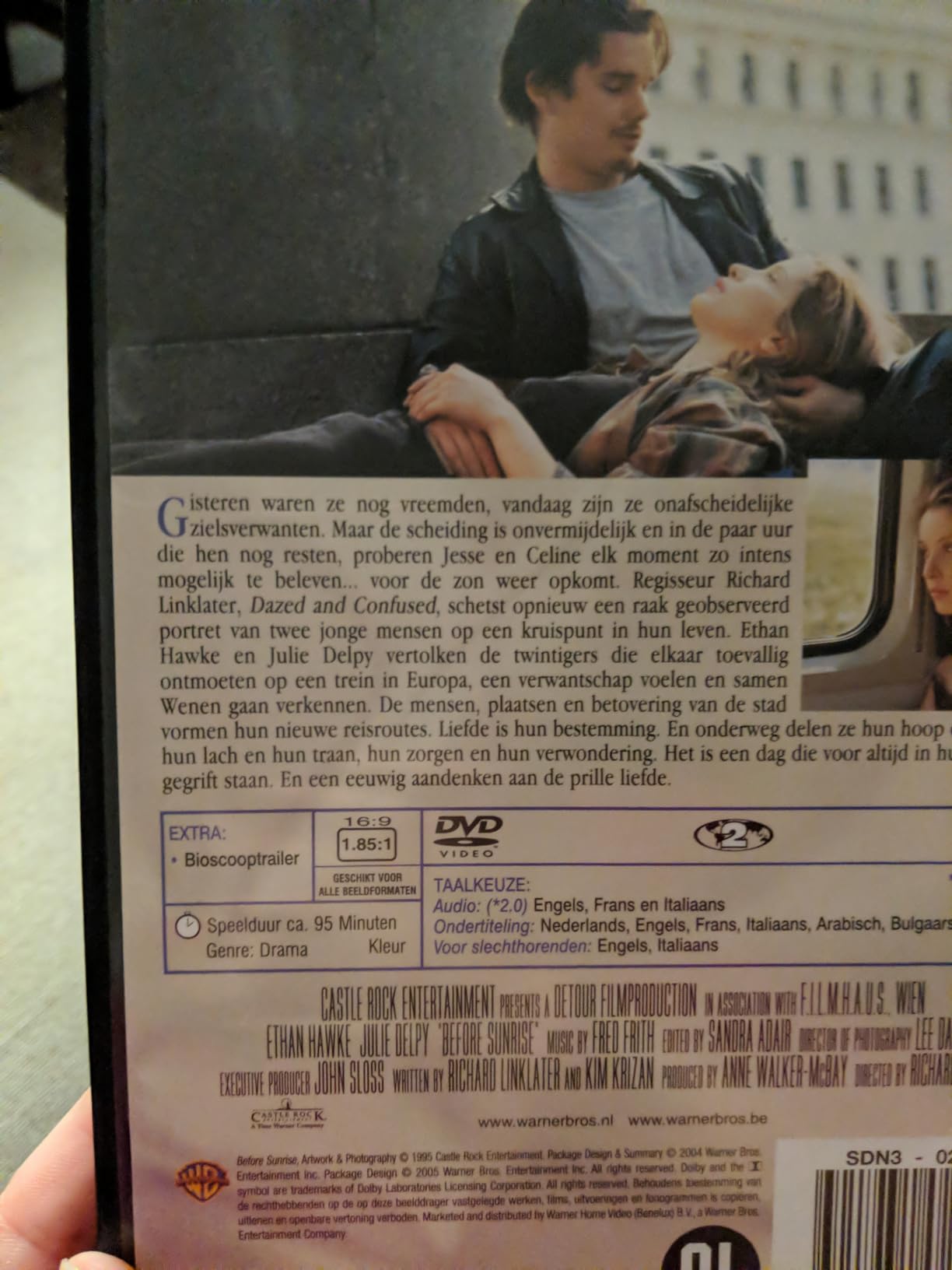 Amazon.com: Before Sunrise [DVD] [1995] : Movies & TV