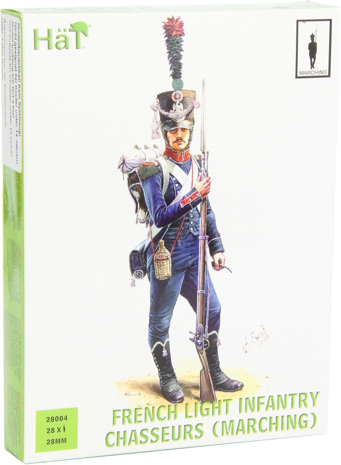 Hat Figures 28mm - French Chasseurs - Marching - HAT28004 : Amazon.co ...