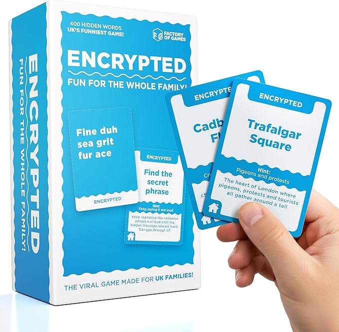 Factory of Games Encrypted UK Family Edition Expansion, Ages 8+, Party ...
