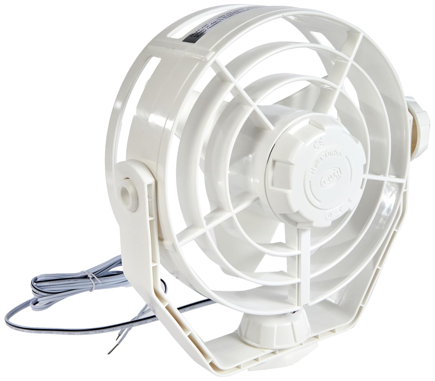 HELLA 003361022 '3361 Series' 12V DC 2 Speed Turbo Fan with White ...