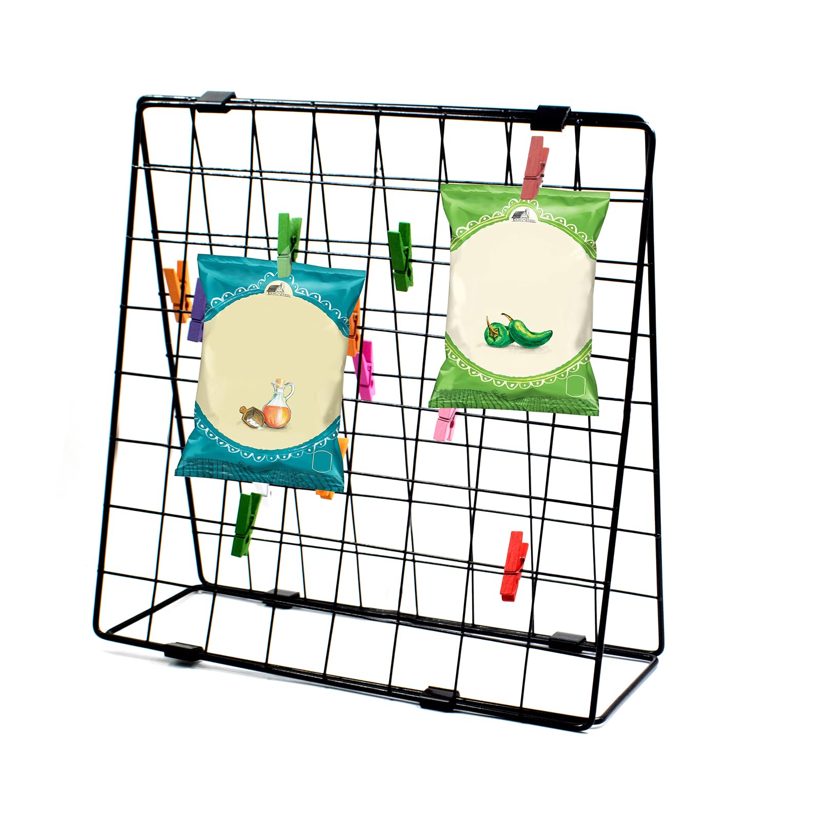 Snapklik.com : JINGHANGER Chip Rack Display Stand Snack Holder For Bags ...
