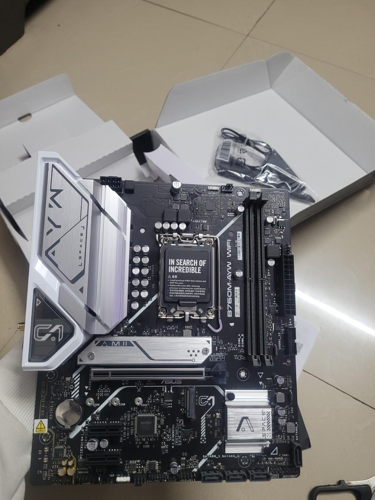 Amazon.in: Buy ASUS B760M-AYW WiFi, an Intel B760 LGA 1700 mATX ...