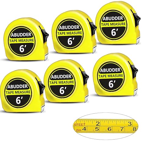 6 Pack Small Tape Measures 6 FT,Measuring Tapes, Measuring Tape ...