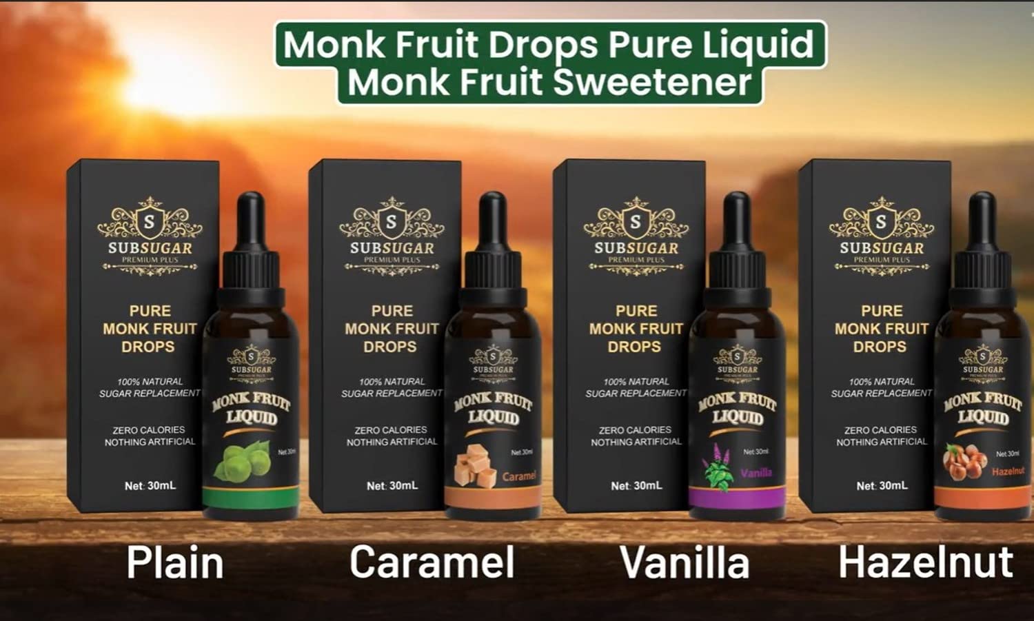 B.N.D TOP Monkmax – Gotas de fruta de monje líquido puro, edulcorante ...