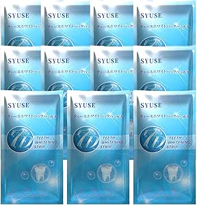 Amazon | SYUSE ホワイトニングシート 歯のホワイトニング 自宅 ホームホワイトニング ティースケアパック ハミガキ シート 歯の黄ばみ 除去 teeth whitening ...