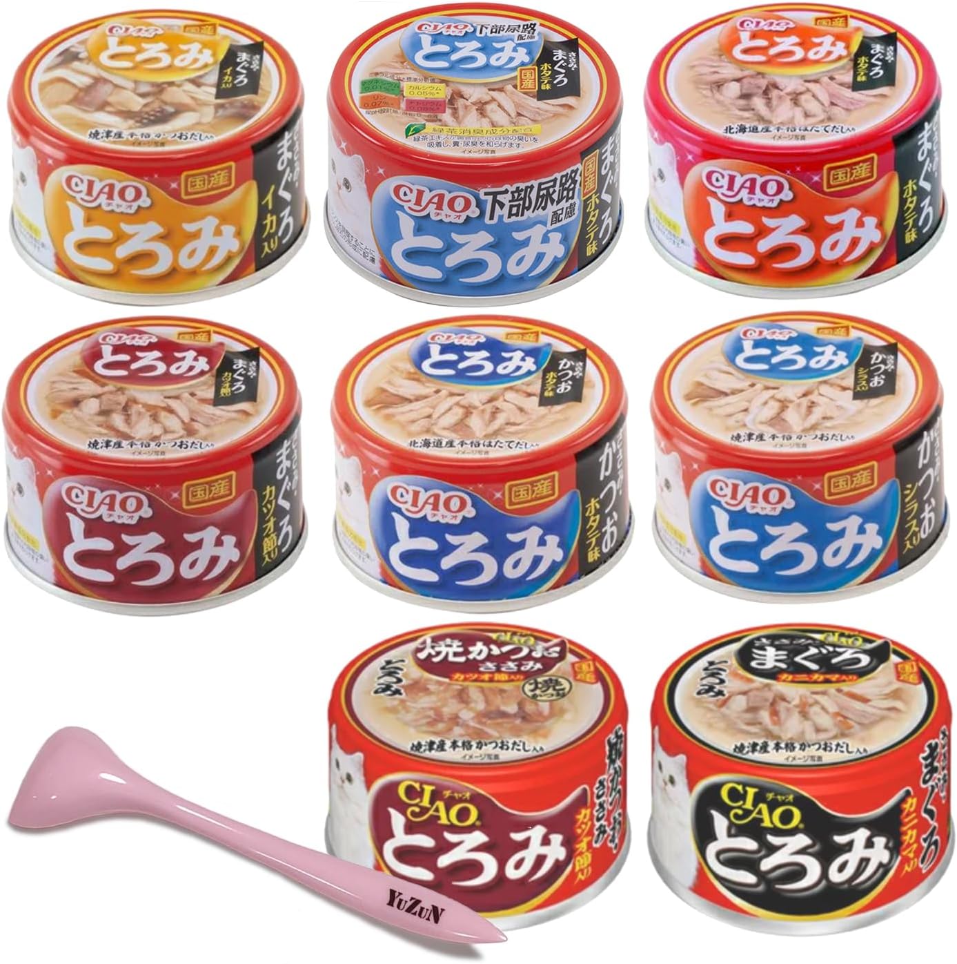 Amazon.co.jp: CIAO(チャオ) とろみ11歳からのささみ・まぐろ ホタテ味 80g×24缶【まとめ買い】 : ペット用品