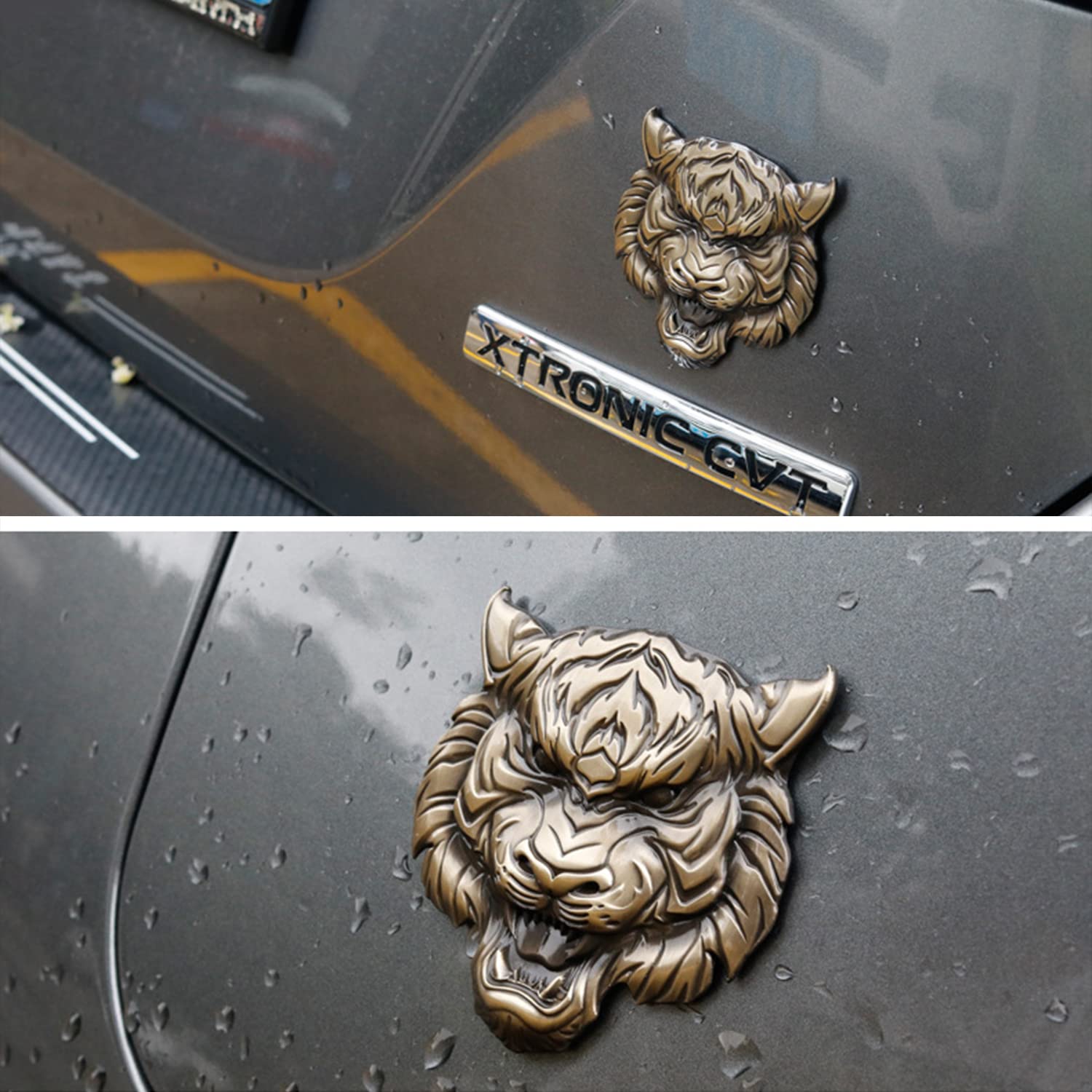 Car Tiger Logo LSU Tigers Premium Solid Metal Auto Emblem – Patch