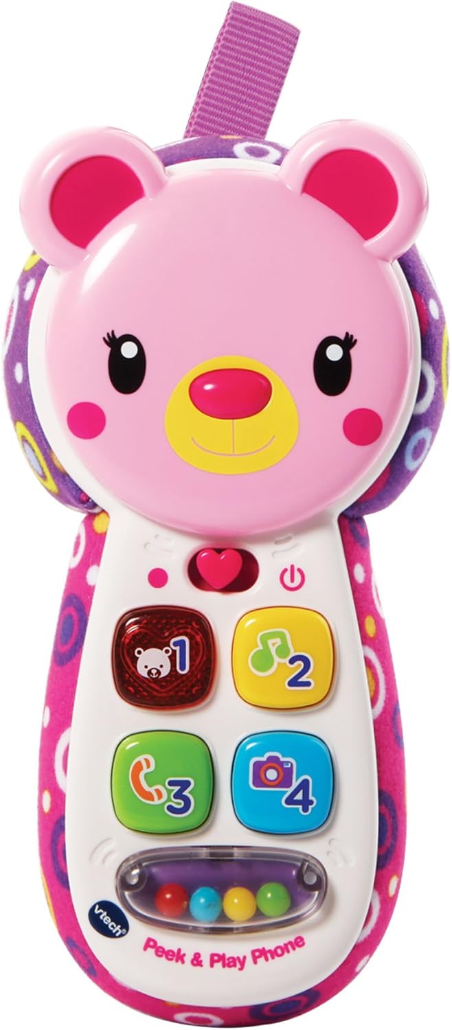 VTech Peek and Play Phone, Kids Mobile Phone Toy, Educational Toy for ...
