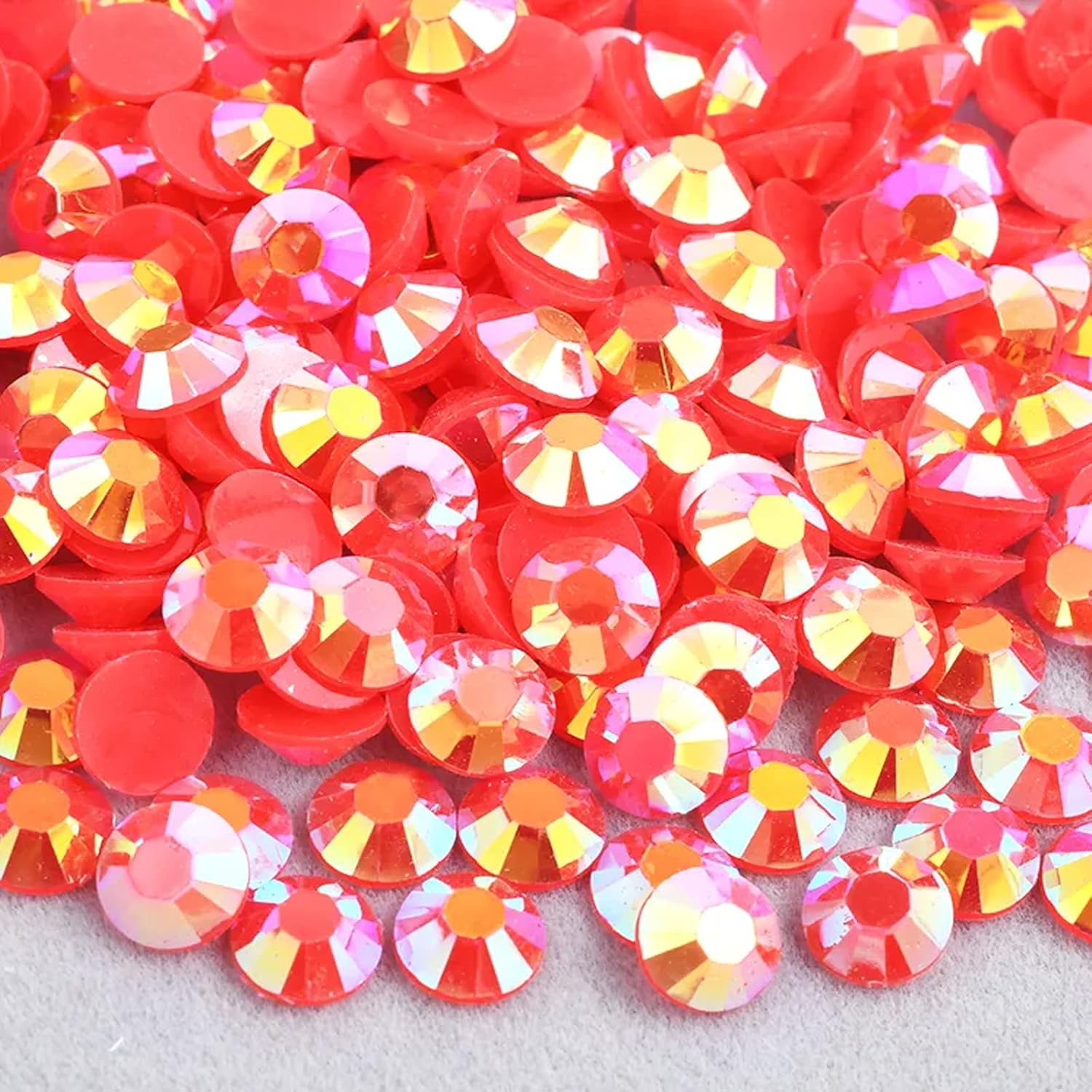 Amazon.com: 5000PCS Resin Flatback Rhinestones, Mix Sizes 2mm 3mm 4mm ...