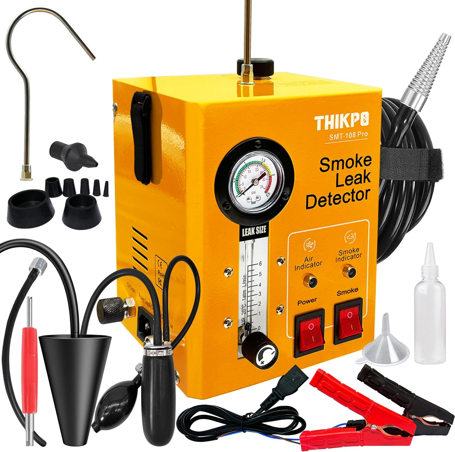 Amazon.com: Smoke Machine Automotive with Built-in Air Compressor ...
