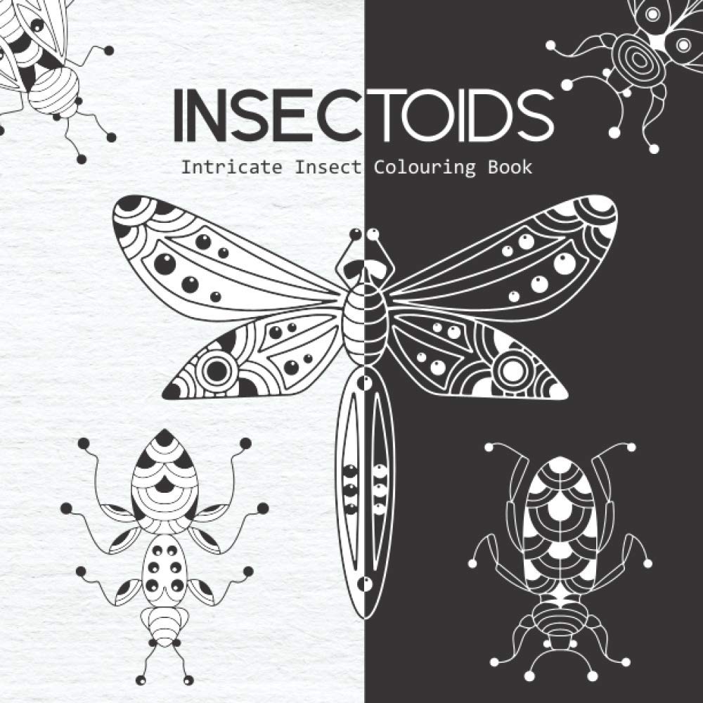 Insectoids: Intricate Insect Colouring Book: Lemon Tree Coloring ...
