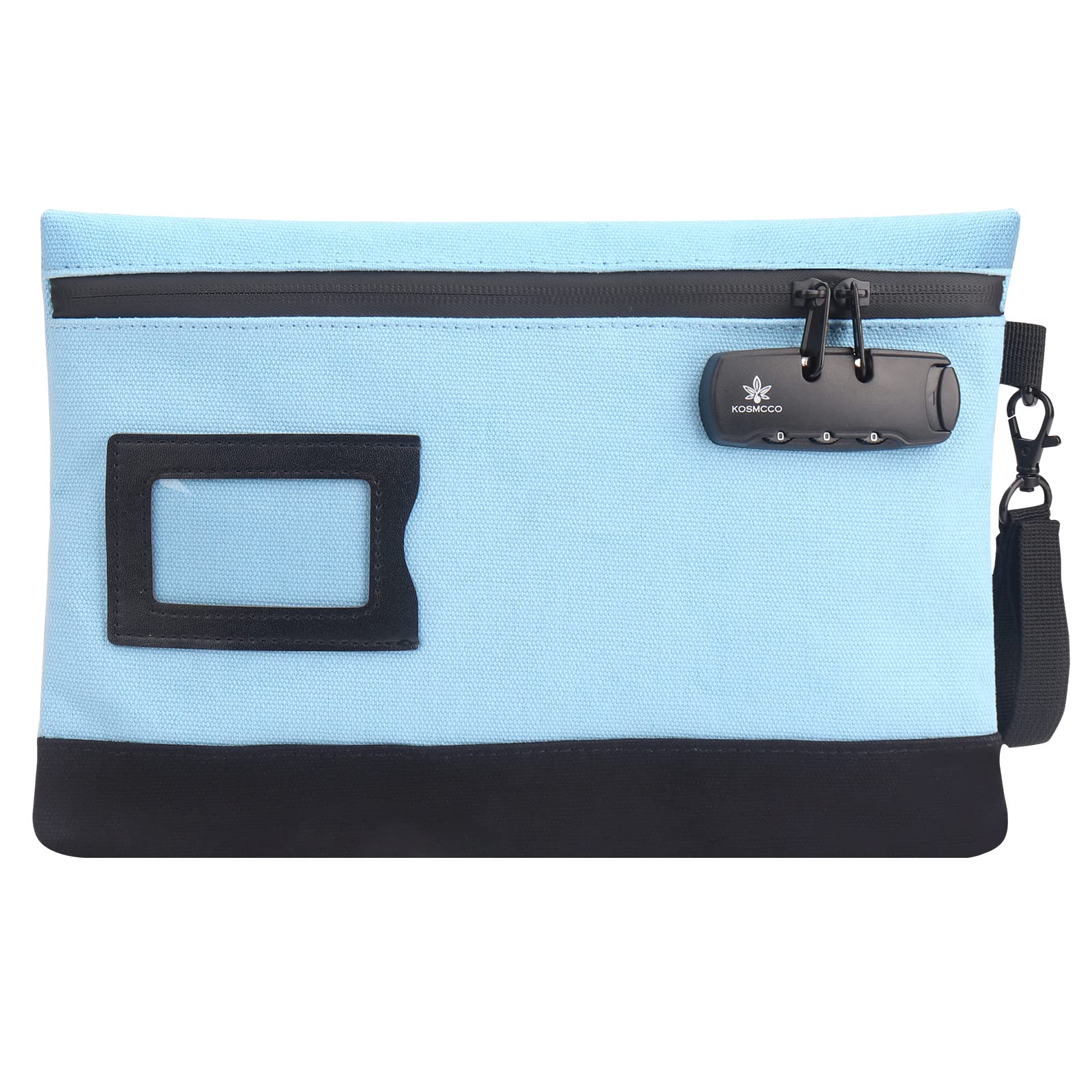 Amazon.com: KOSMCCO Money Bag with Lock, 11.8 x 7.9 Inches Durable ...