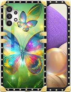 Amazon.com: Yuning419 Case Compatible with Samsung Galaxy A32 5G,Colorful Butterfly A32 5G Case ...