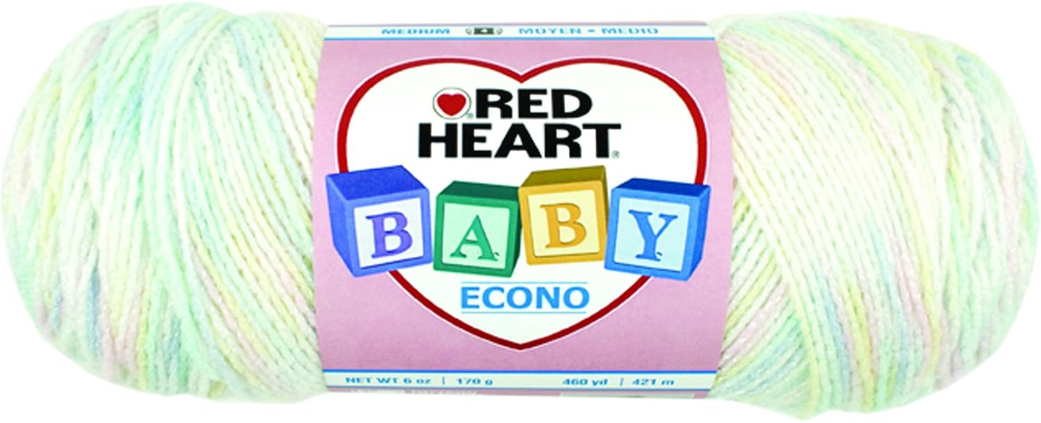 Amazon.com: Coats yarn Red Heart Baby Econo Yarn, Newborn : Arts ...