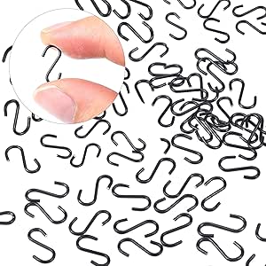 Amazon.com: ASSORAIN 100 PCS Small s Hooks for Hanging,s Hooks Small ...