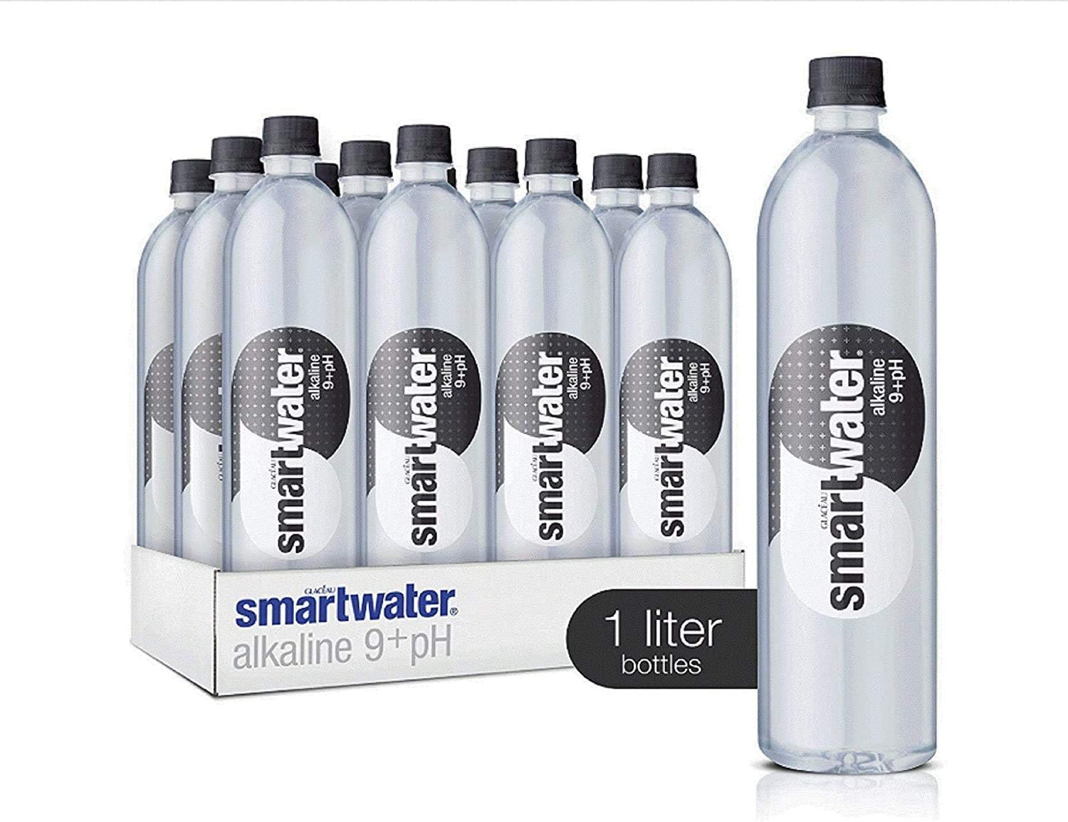Amazon.com : smartwater Alkaline 9+ph Water Bottle with Sports Cap ...