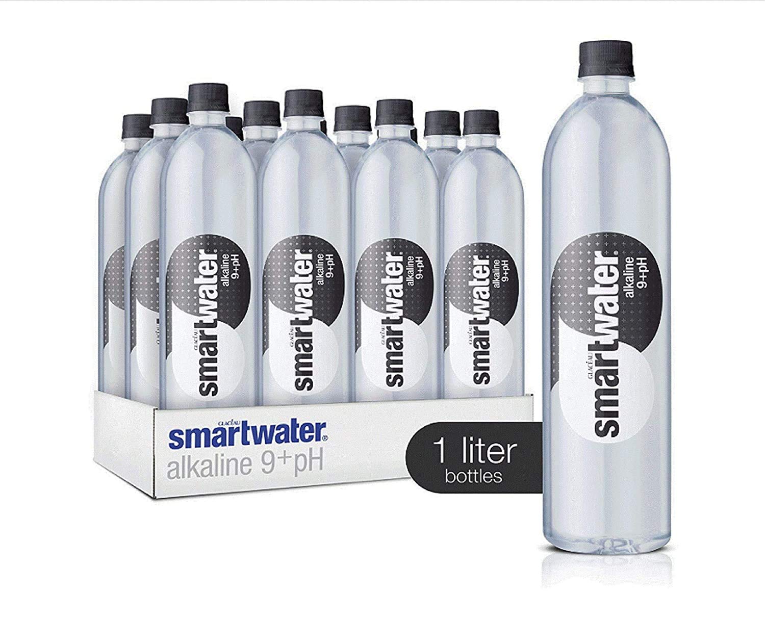 Amazon.com: smartwater Alkaline 9+ph, 33.8 Fl Oz Bottles, 12 Count ...