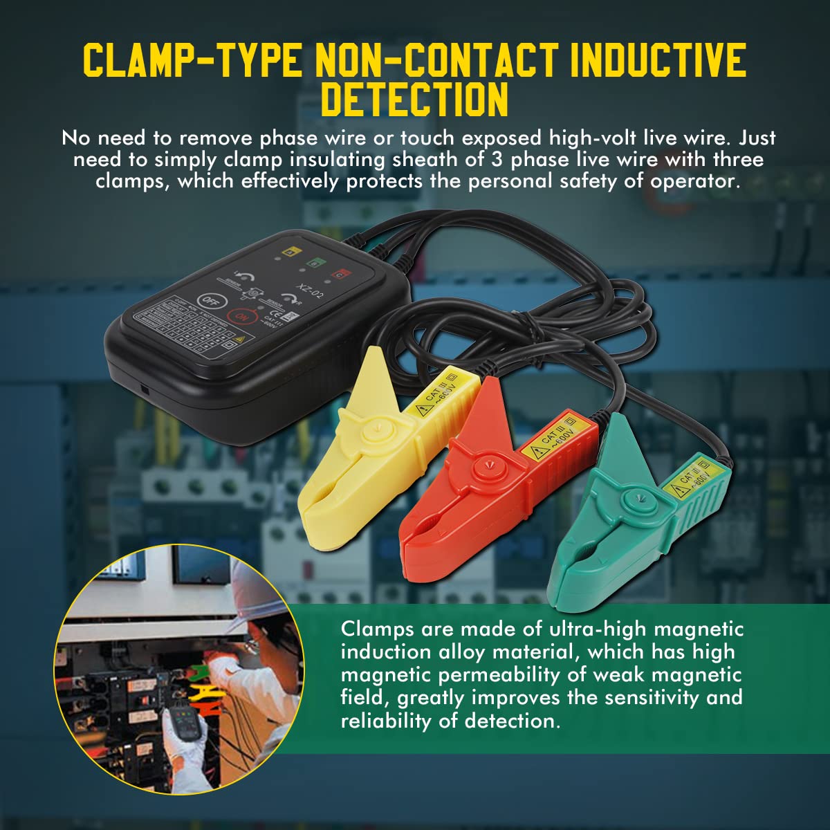 Non-contact Phase Rotation Meter with AC 70~600V Philippines | Ubuy