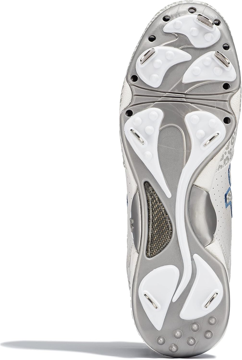 Ringor - Snow Leopard Flite Spike Softball Cleats (7 - Grey/White)