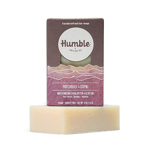 Humble Brands Jabón hidratante en barra de pachulí y copal | Compra ...