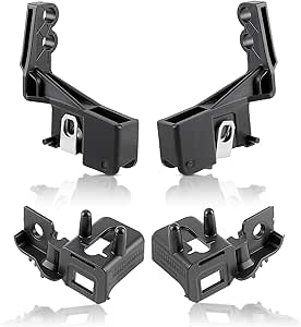 Amazon.com: CARBBIA DS7Z13A005A LH&RH Headlight Lamp Mounting Brackets ...
