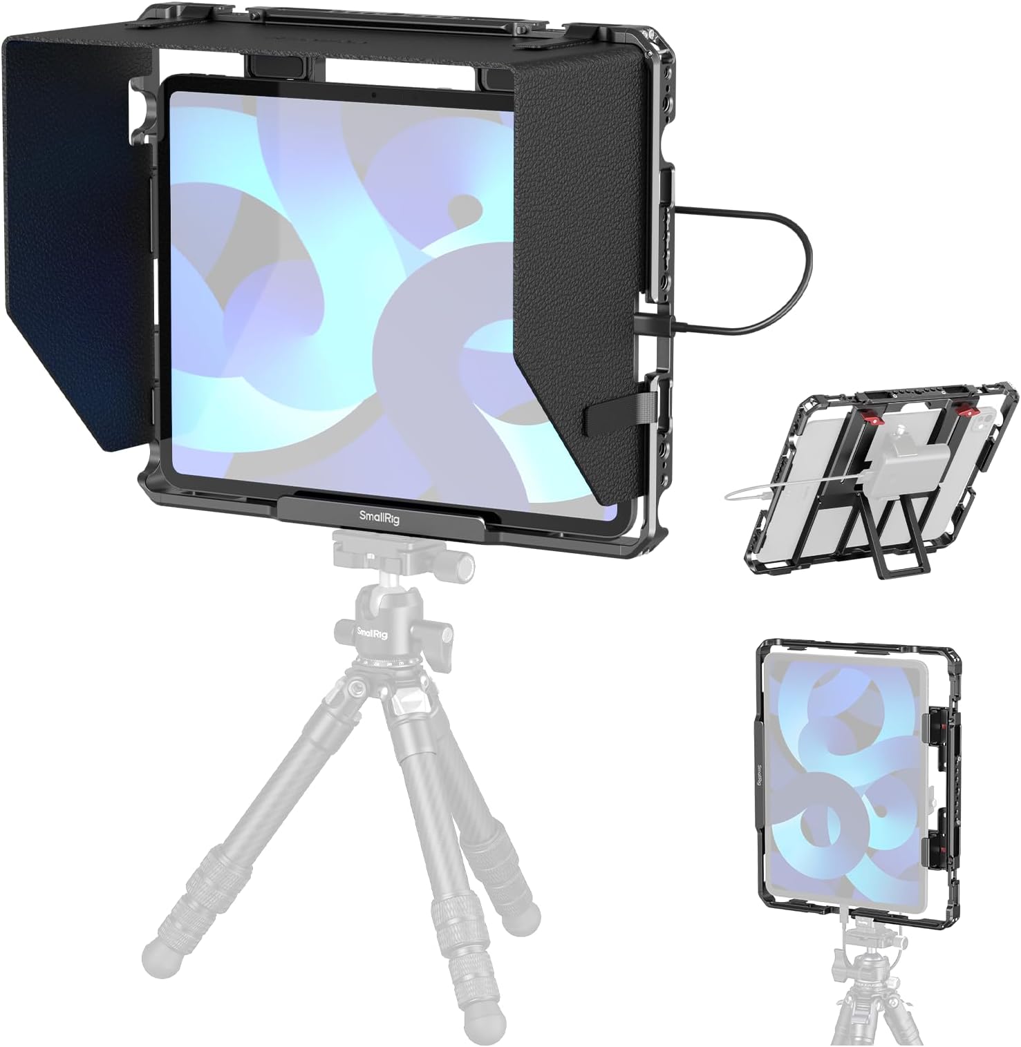 Amazon.com: SMALLRIG Universal Metal Cage for iPad, Tripod Mount ...