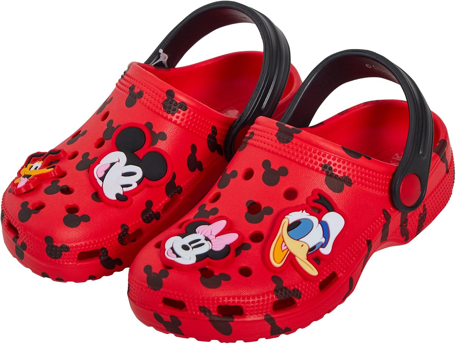 Amazon.com: Disney Mickey Mouse Minnie Mouse Clogs with Charms Kids ...