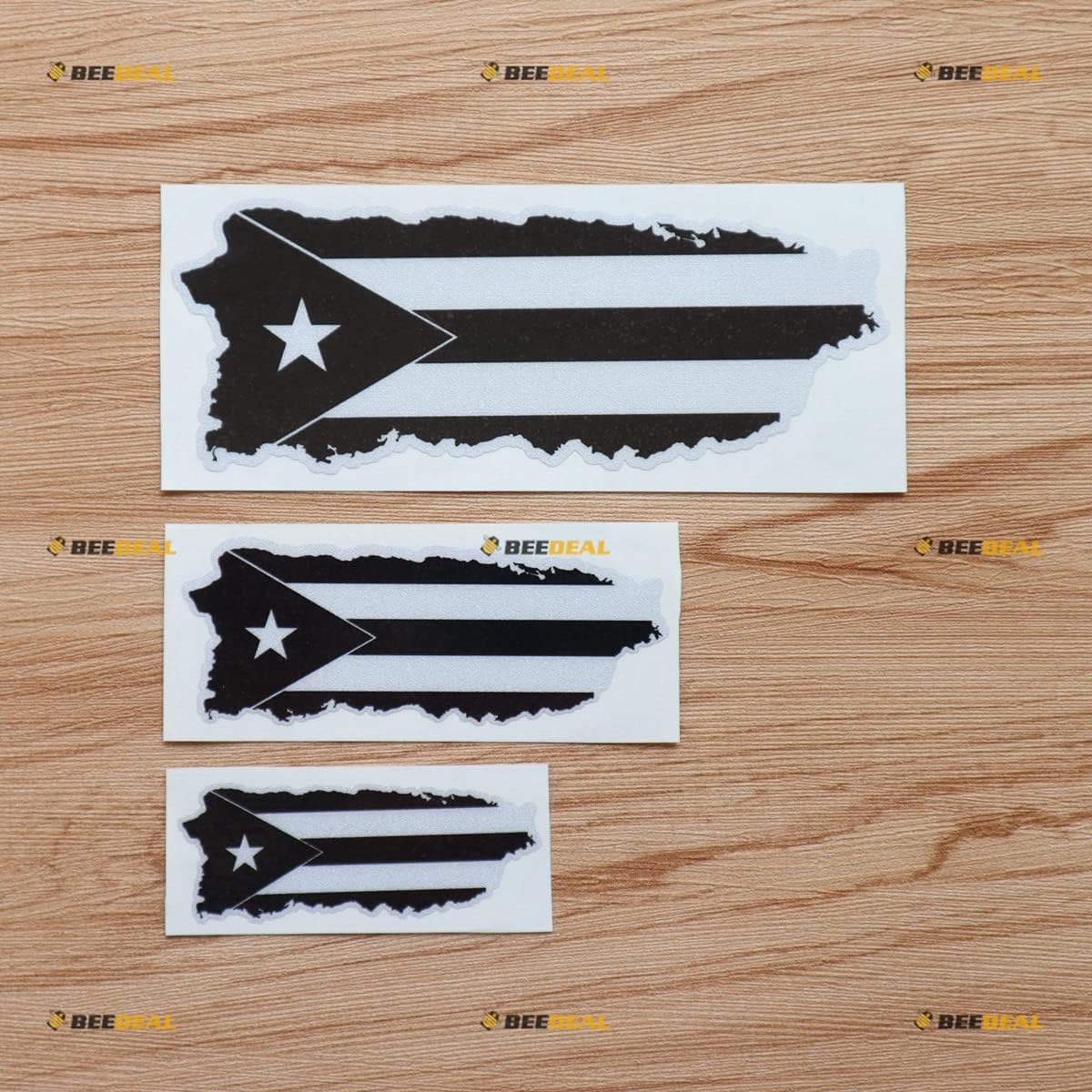 Amazon.com - Puerto Rican Flag Map Outline PR Vinyl Decal Sticker ...