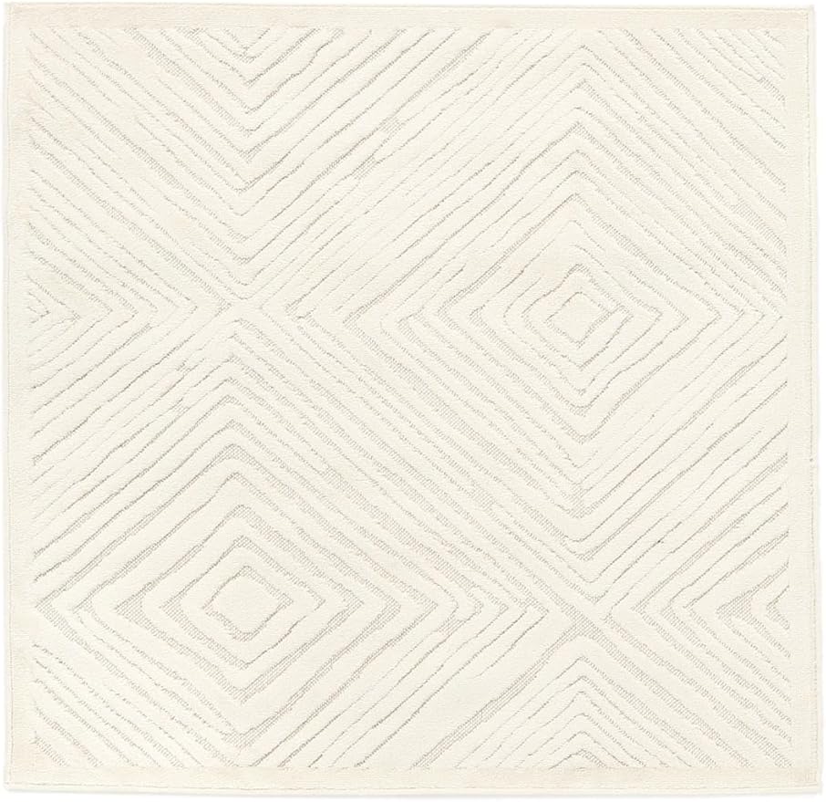 RugVista Tuscany Rug, Modern, 200x200 cm, Square, Carpet, Medium Pile ...